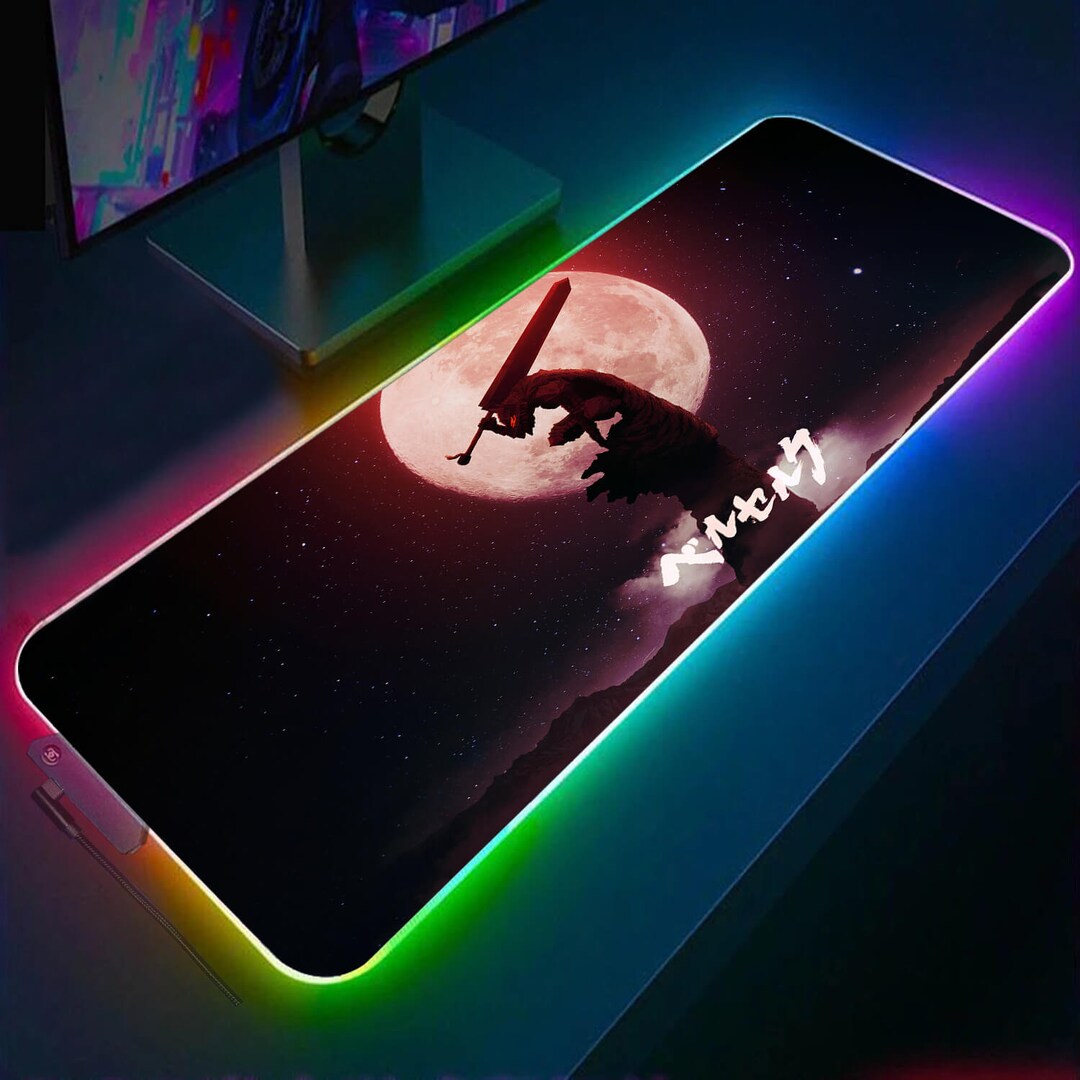 Dark Berserker Desk Pad(2 Colours), Werewolf Gaming Mousepad, Gaming ...