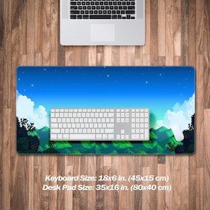 Stardew Valley Desk Pad(3 Patterns), Gaming Mouse Pad,vintage 8 Bit ...