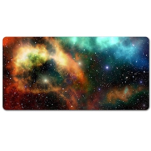 Solar System Desk Mat, Universe Gaming Desk Pad,space Mouse Pad Xxl ...