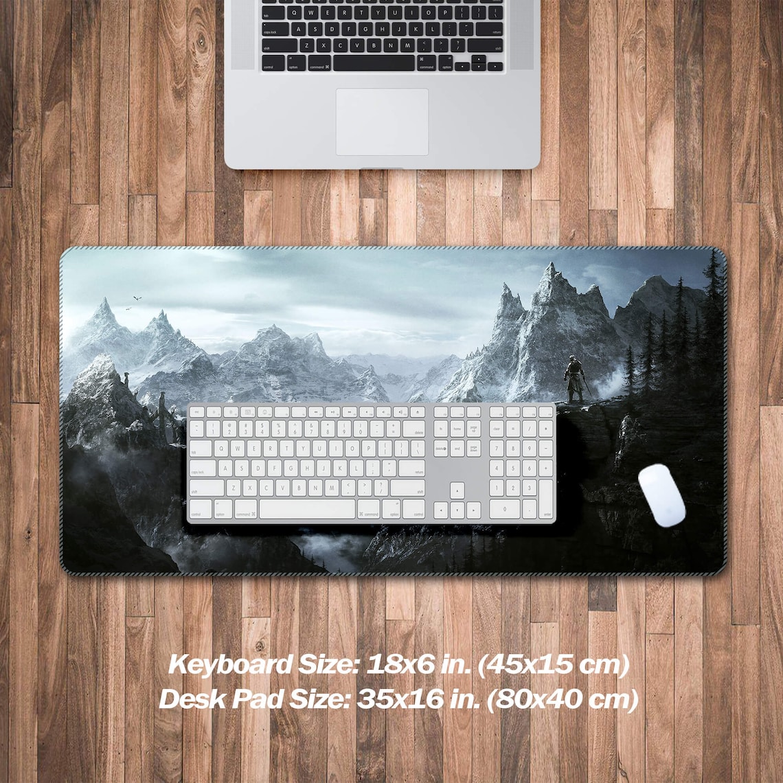 Skyrim Gaming Desk Pad Large(3 Patterns), Valley Eagles Gaming Mouse ...