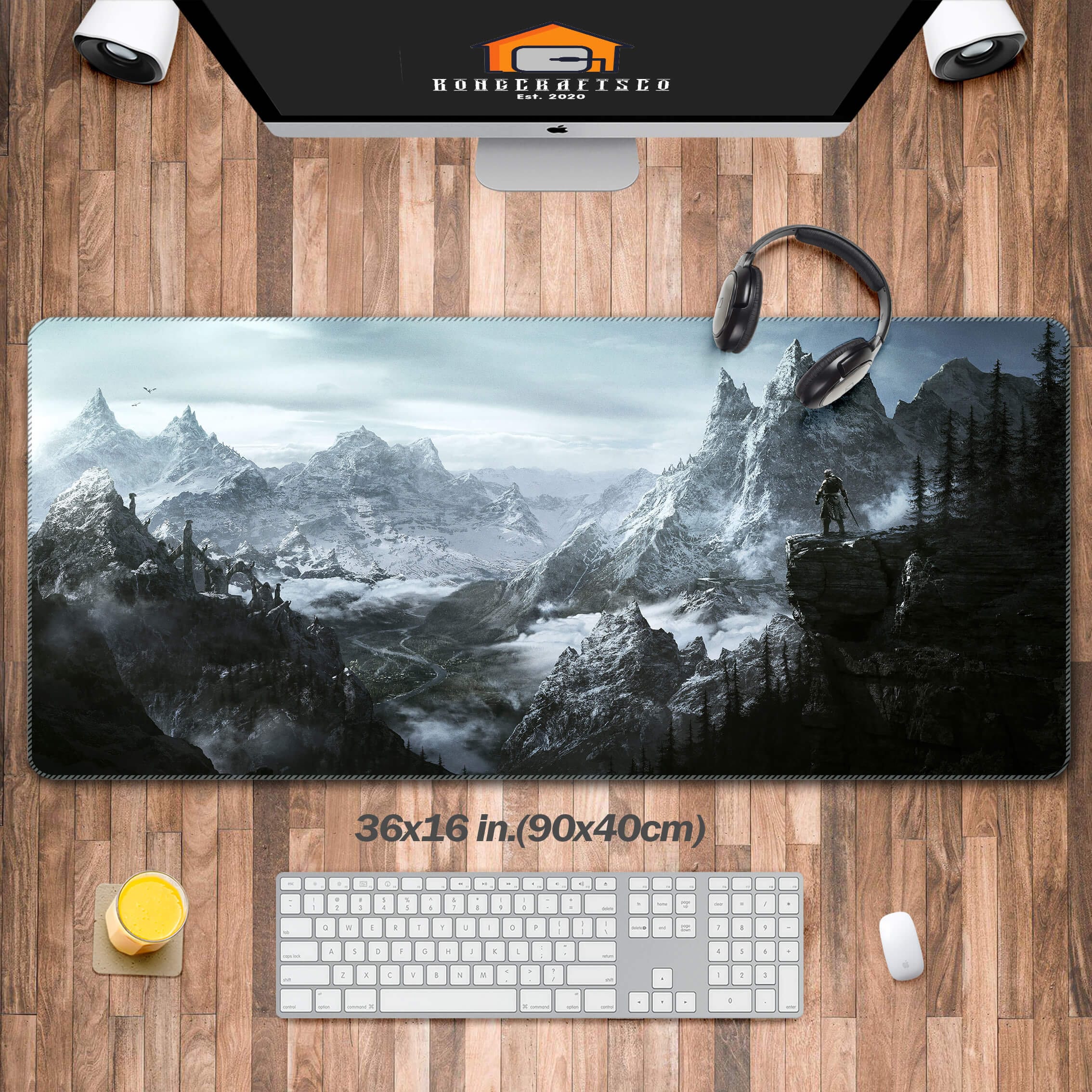 Skyrim Gaming Desk Pad Large(3 Patterns), Valley Eagles Gaming Mouse ...