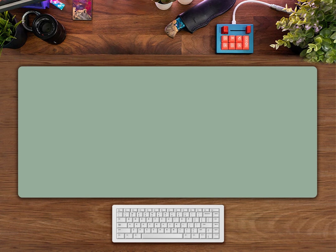 Morandi Color Desk Pad(7 Colors), Aesthetic Mouse Pad Xxl,art Design ...