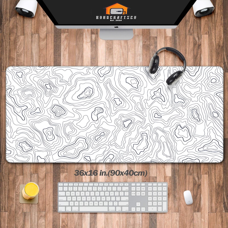 Topographic Mouse Pad - Etsy