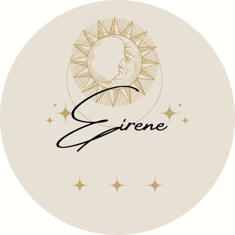 Circular Logo Stickers by Eirene Labels: Ideal for Weddings ...