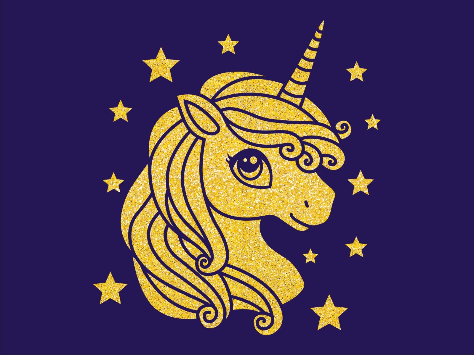 Unicorn Svg Unicorn Clipart Unicorn Vector Unicorn Head - Etsy