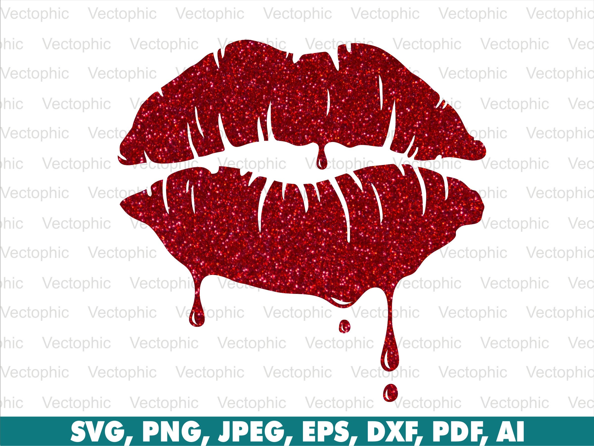 Dripping Lips Svg, Lips Love Kiss Bleeding Png, Vector, Design, Cricut ...