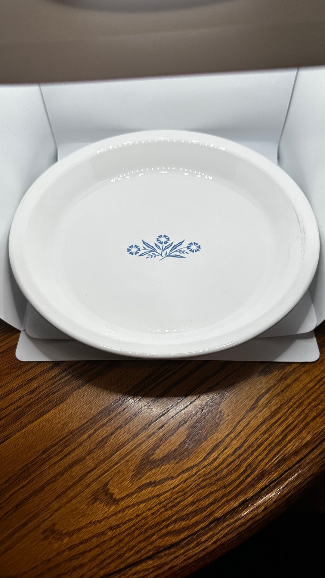Corning Ware Pie Plate Blue Cornflower 9'' Pie Baking Dish P-309 ...