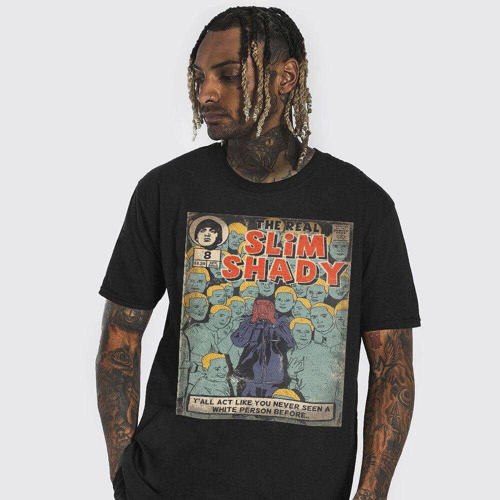 The Real Slim Shady Shirt Vintage Hip Hop 90s Retro T-Shirt sold by ...