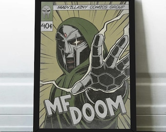 Mf Doom Comic Art - Etsy