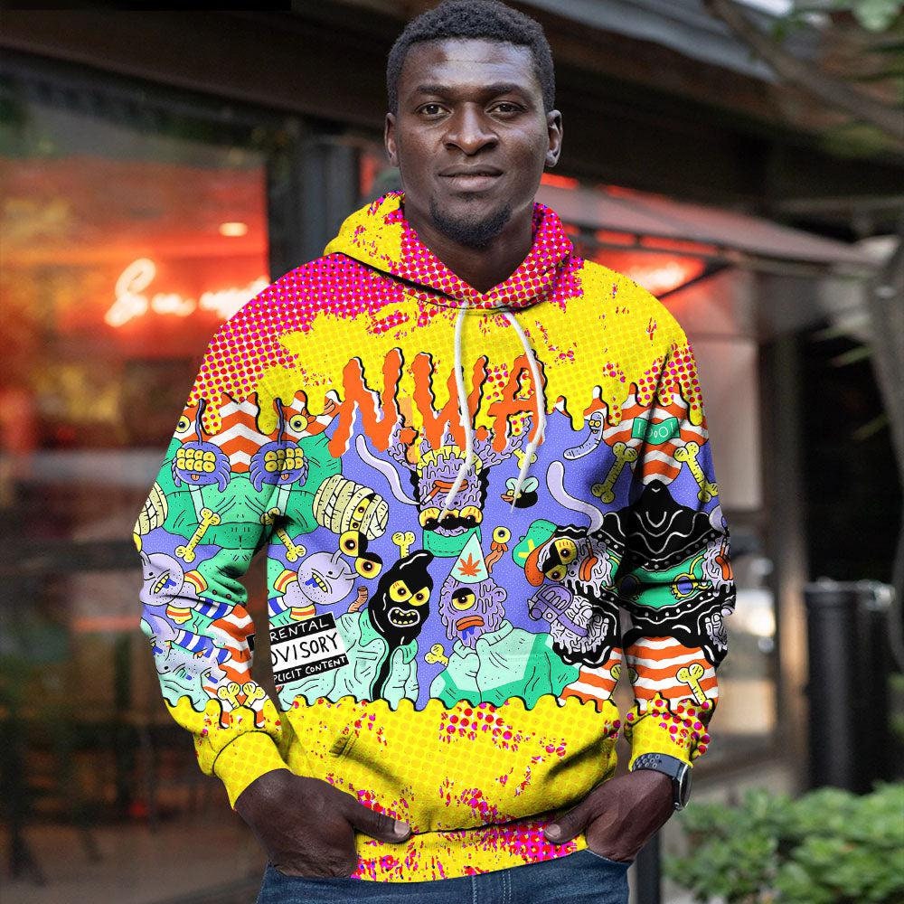 NWA Vintage Hip Hop 90s Retro 3D Hoodie sold by ChaZhan | SKU 24341819 ...