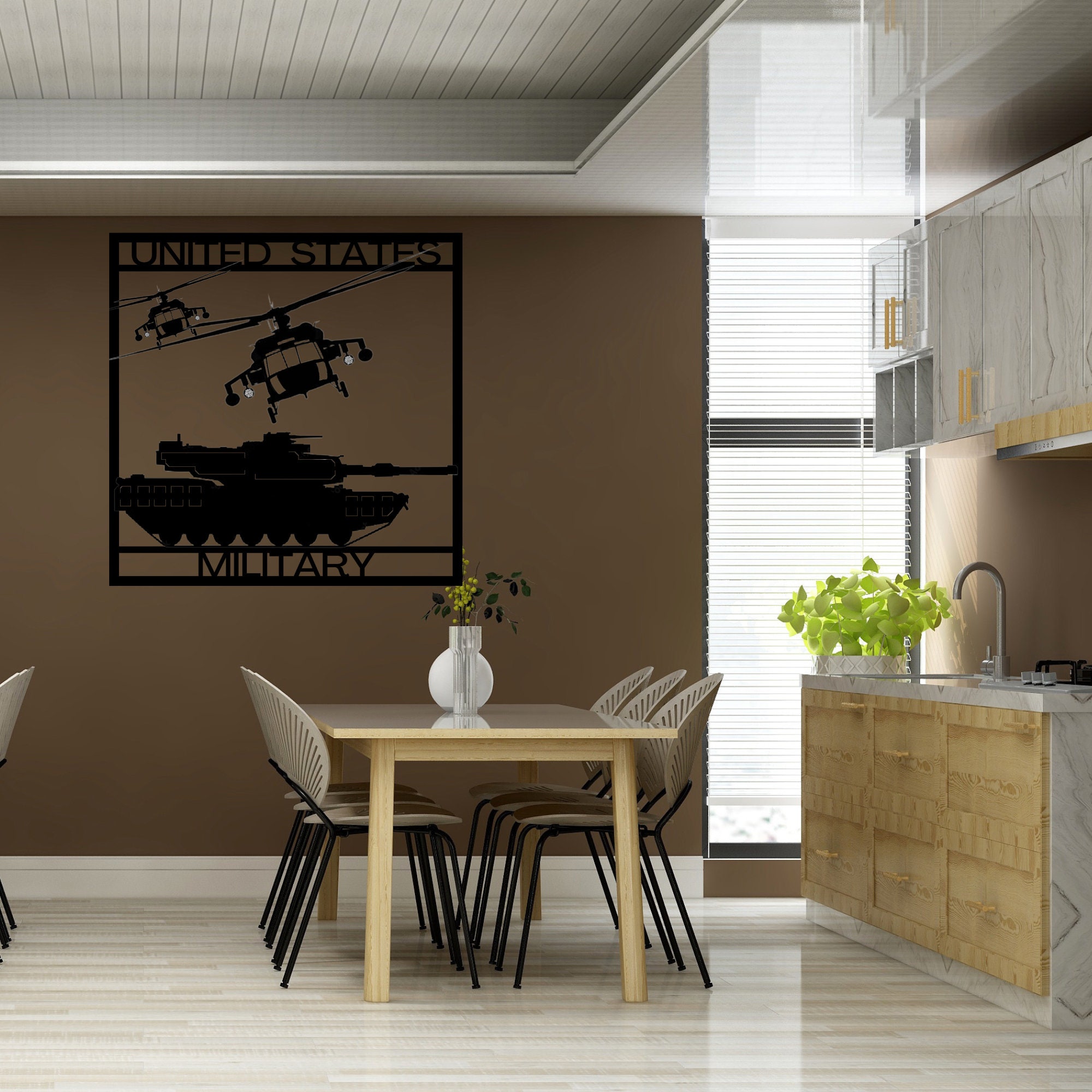 US Military Sign - Etsy