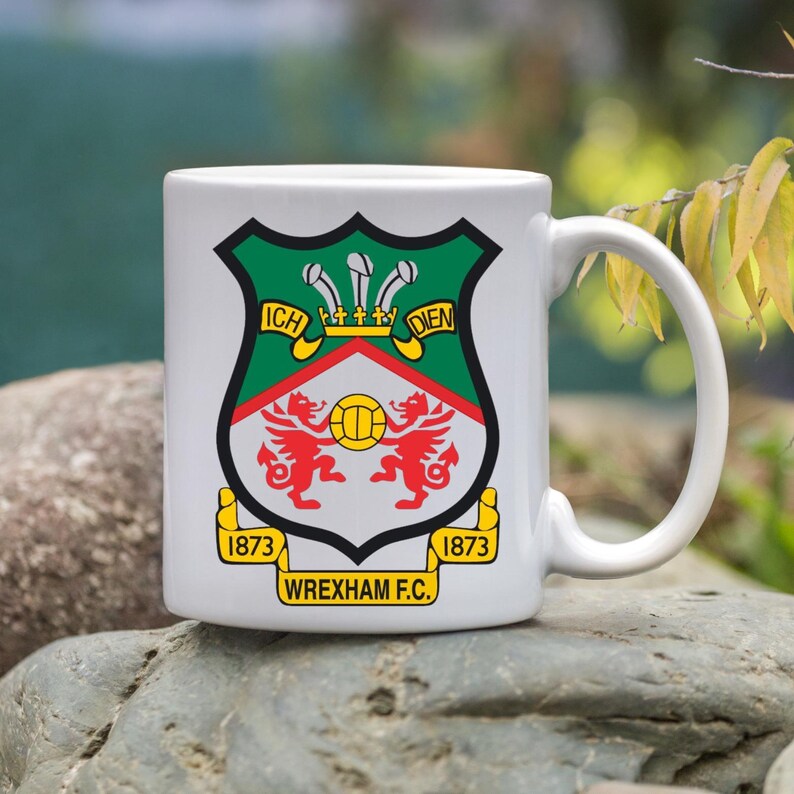 Wrexham AFC Mug – Original Club Crest Front & Back – Red Dragons ...