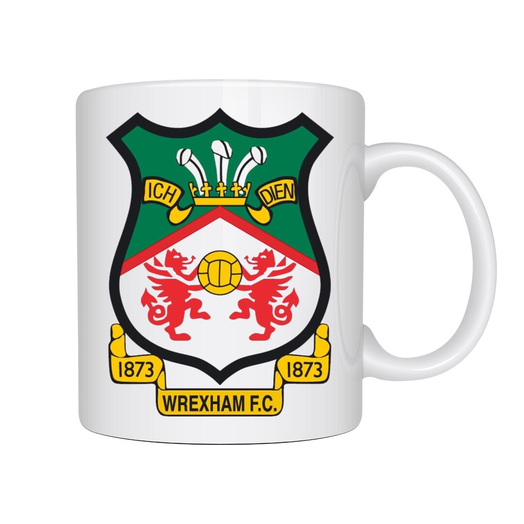 Wrexham AFC Mug – Original Club Crest Front & Back – Red Dragons ...