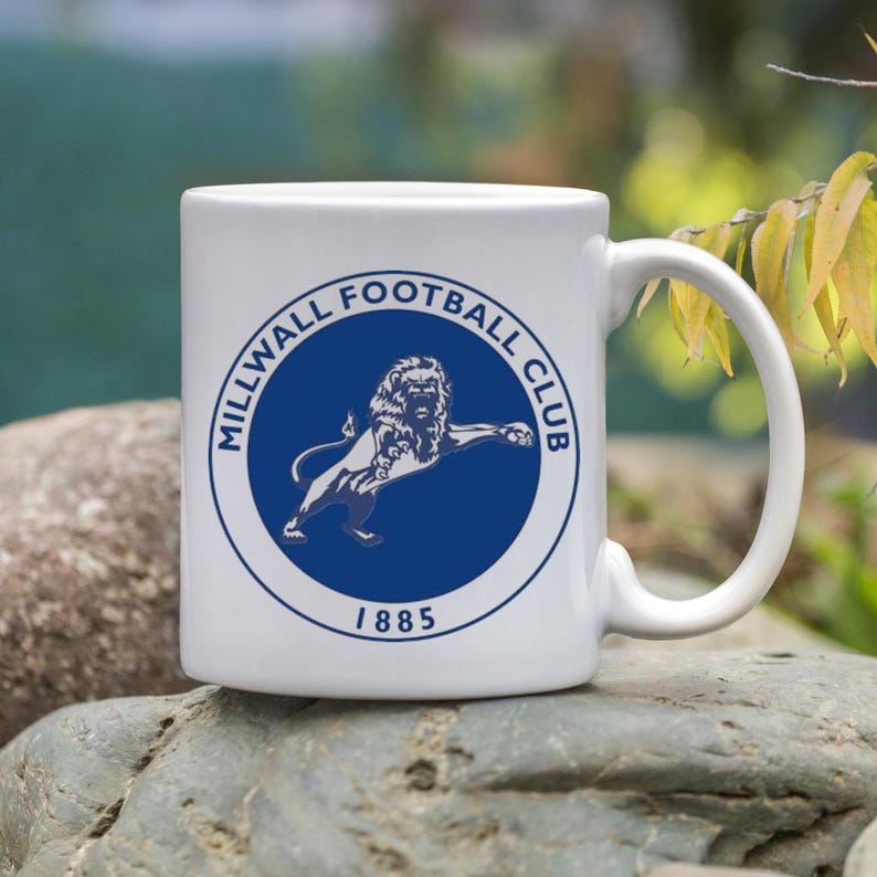 Millwall FC Mug | Original Club Logo Front & Back | Football Gift for ...