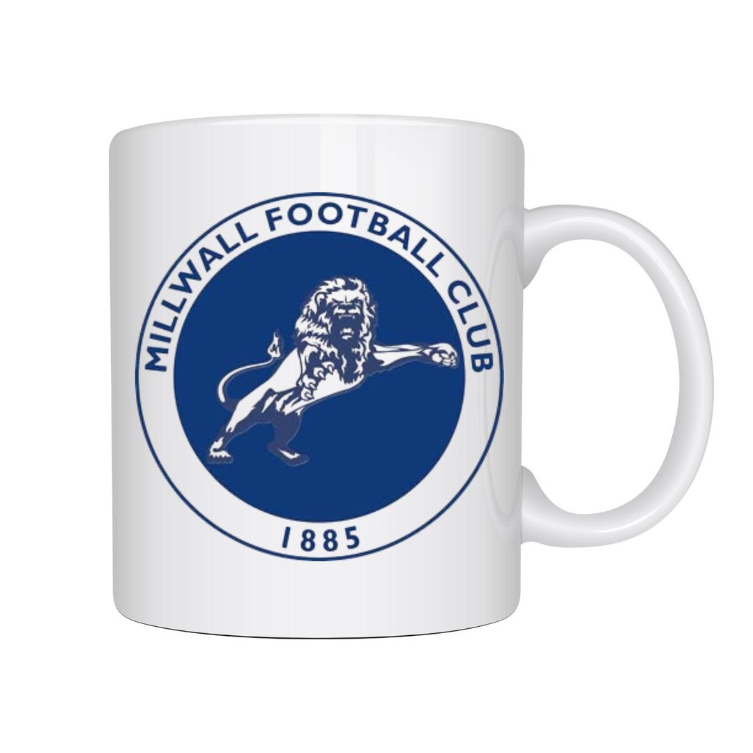 Millwall FC Mug | Original Club Logo Front & Back | Football Gift for ...