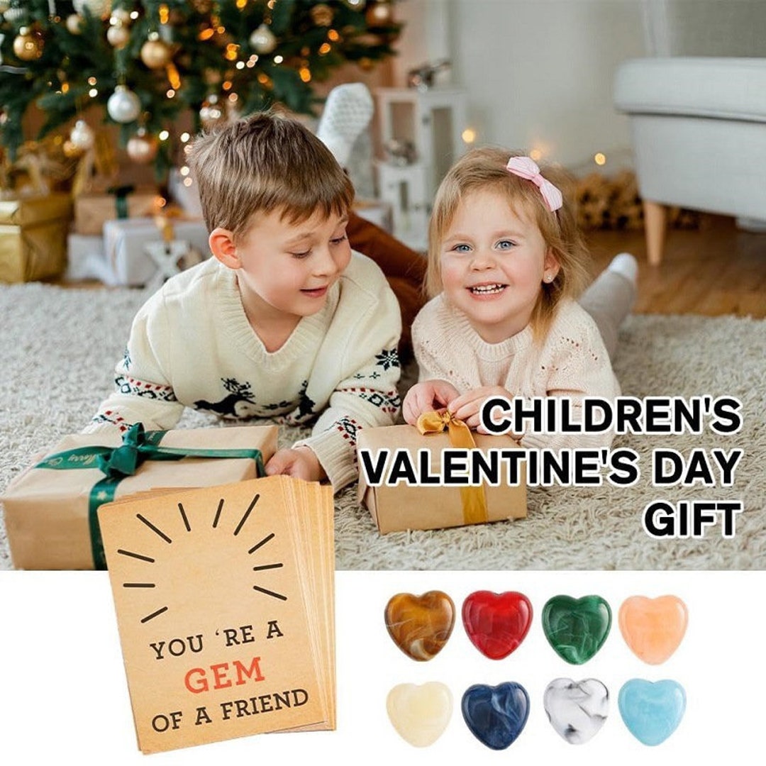 24 Pack Valentines Cards With Heart - Etsy