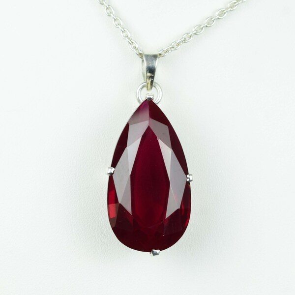 Ruby Pendant - Etsy