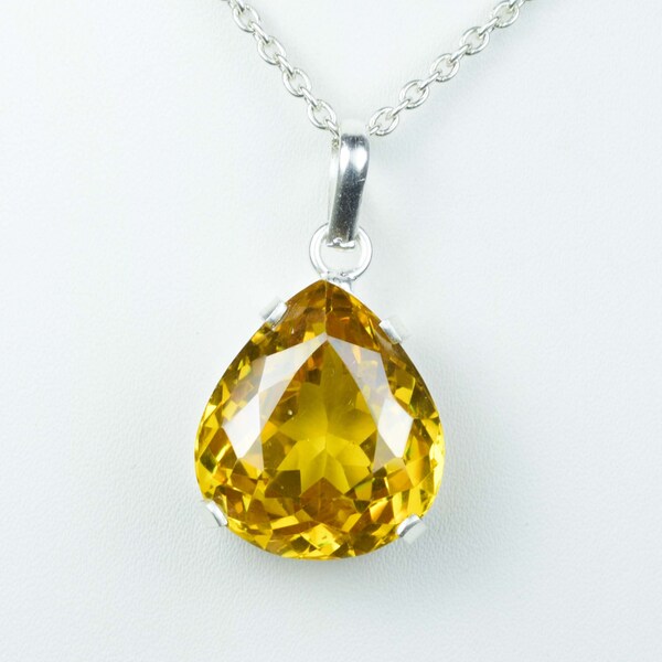 Yellow Pendant - Etsy