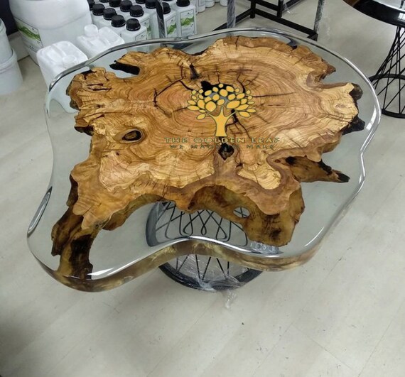 Epoxy Side Coffee Table Top Epoxy Resin River Table River - Etsy
