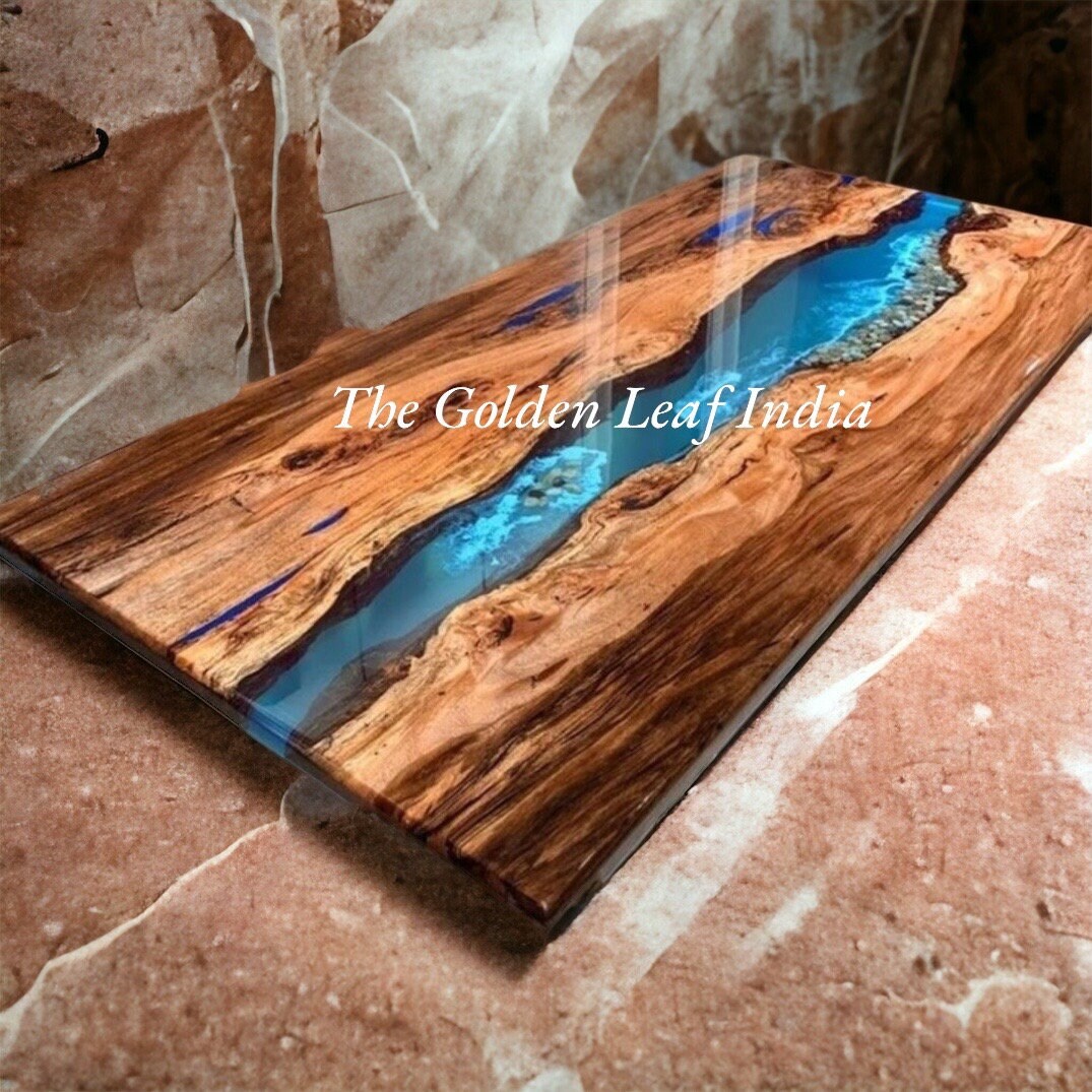 Custom Epoxy Dining Table Top Officetable Epoxy Resin River Table ...