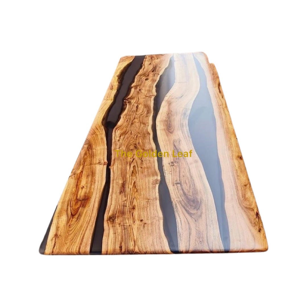 Epoxy Dining Table Top Corner Side Table Top Made to Order - Etsy