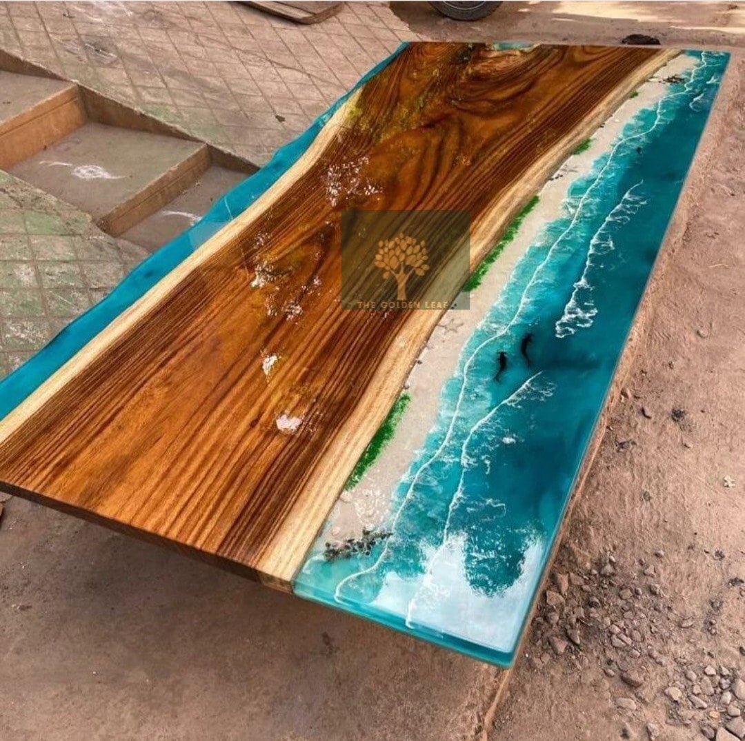 Epoxy Dining Table Top, Center Table Top, Customized Epoxy Table Top ...