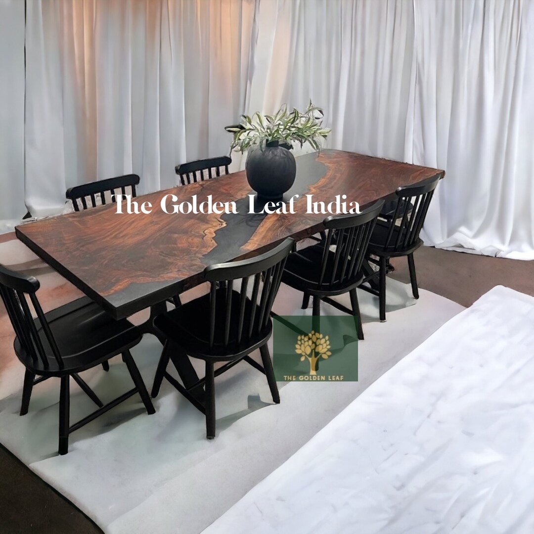 Luxury Epoxy Resin Dining Table Top, Conference Table, Epoxy Resin ...