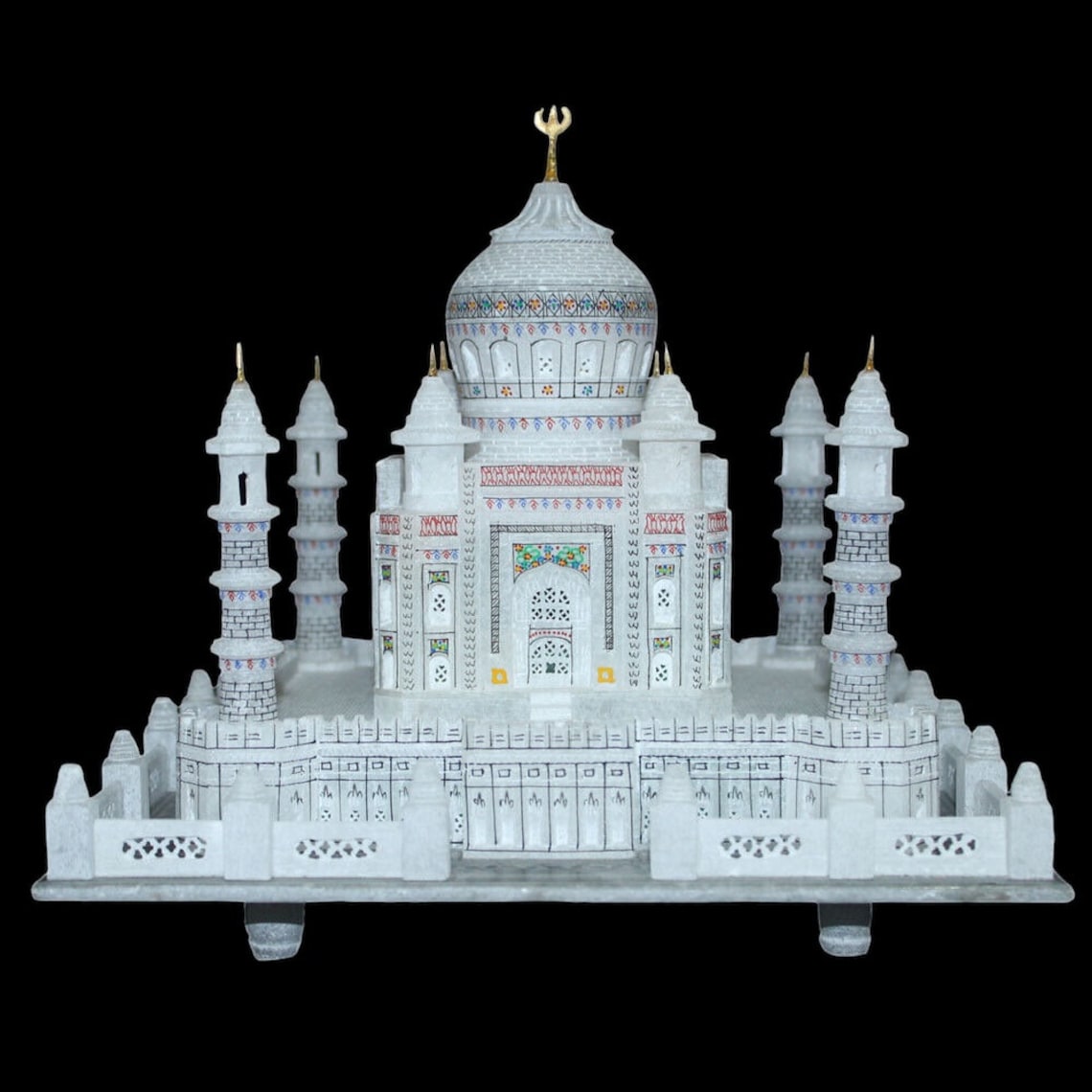 Customized Marble Taj Mahal Taj Mahal Collectible Replica Handmade Taj ...