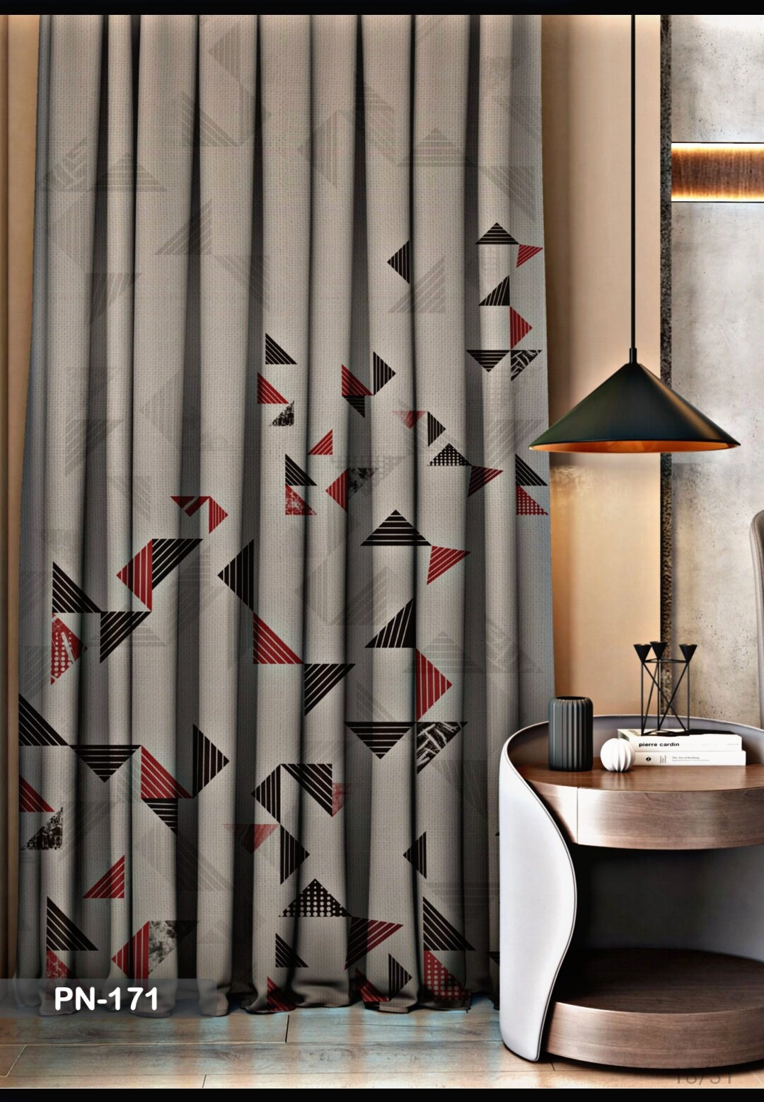Customize Curtains Panel Triangle Patterned Fabric Luxury - Etsy