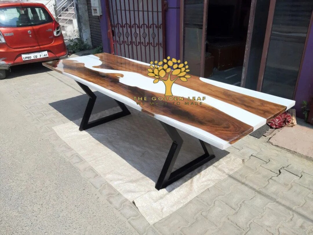 Epoxy Table, Wooden Epoxy Table , Epoxy Resin River Table, Natural Wood ...