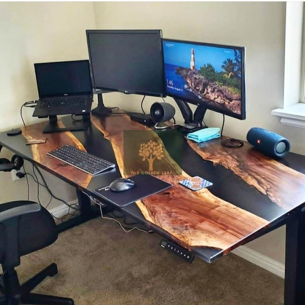 Epoxy Office Desk - Etsy