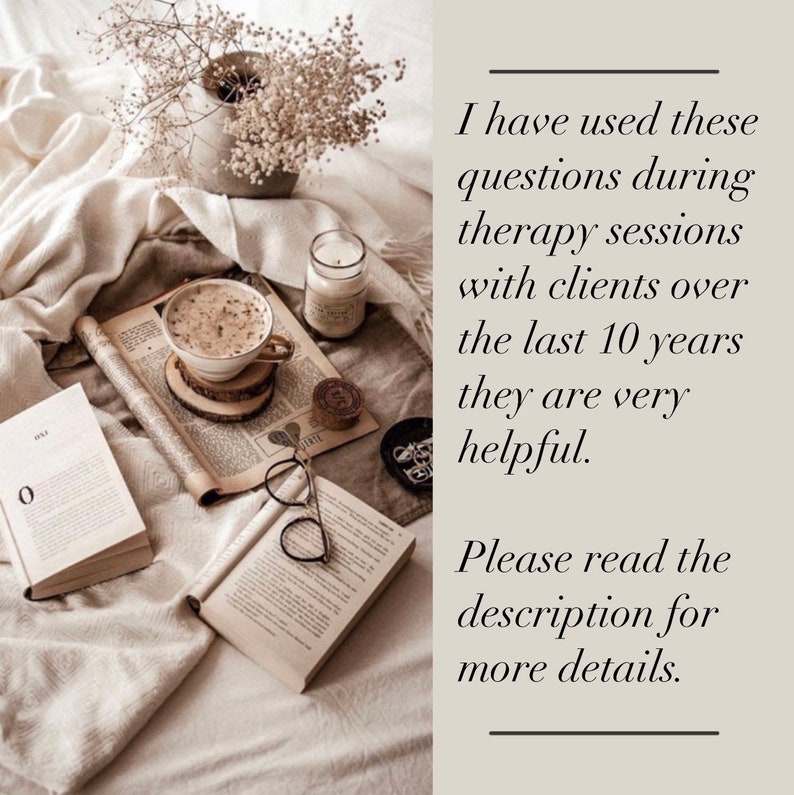 100 Therapy Questions Rapport Building Counselling Tools Therapist ...