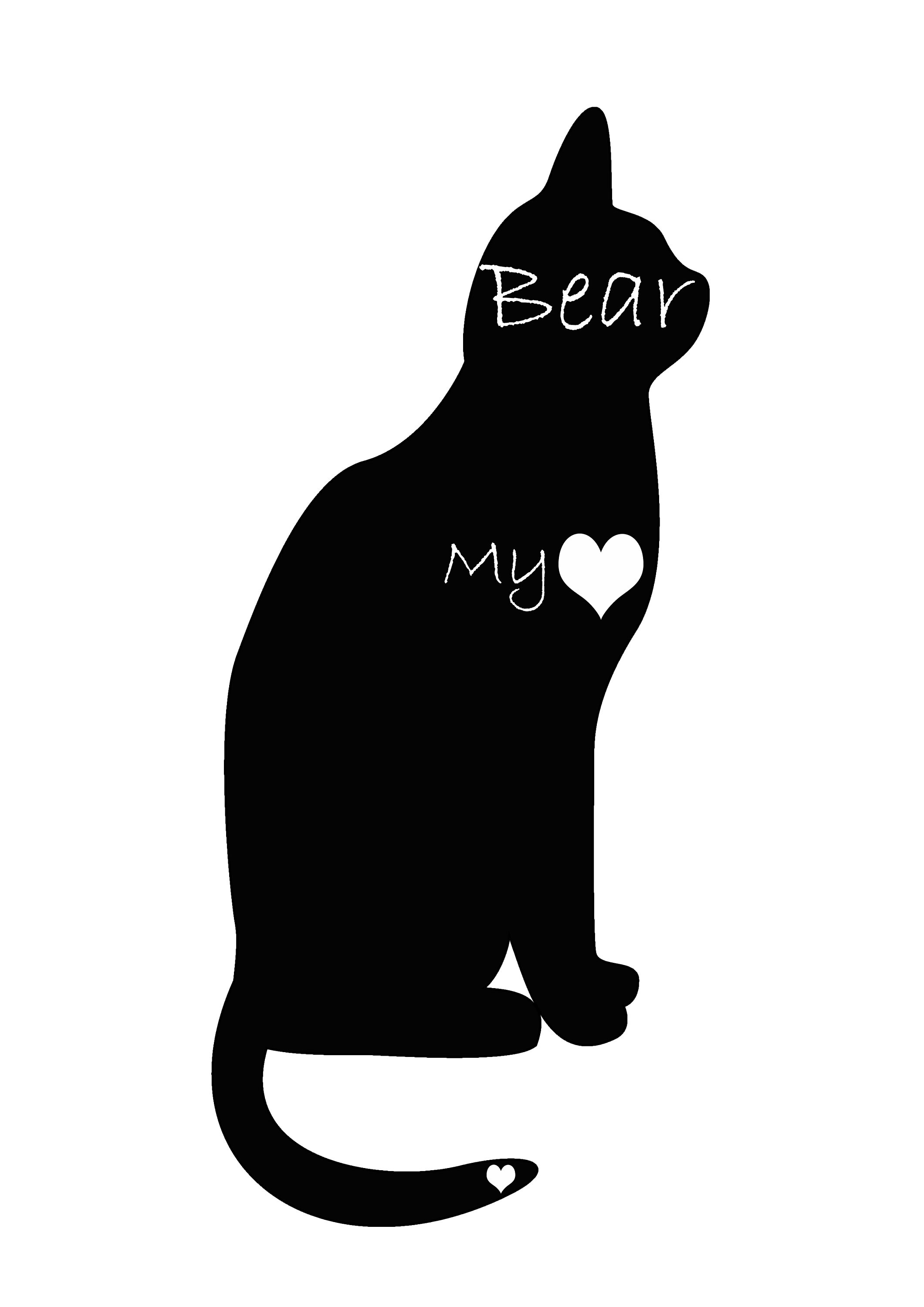 My Cat A4 or 10x8 Print for Cat Lovers - Etsy