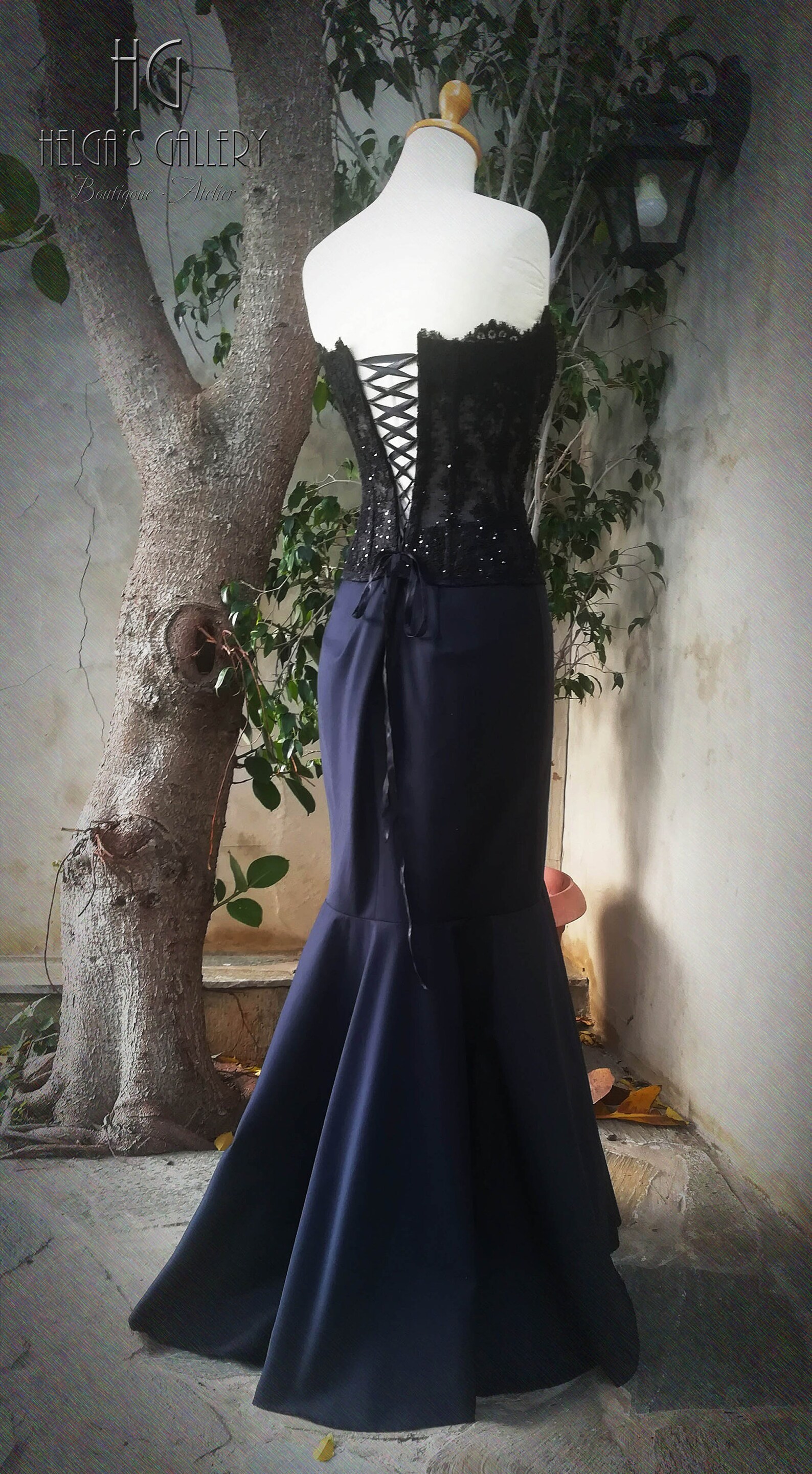 Black Lace Corset. Sweetheart Wedding Corset. Bridal Separates. Lace ...