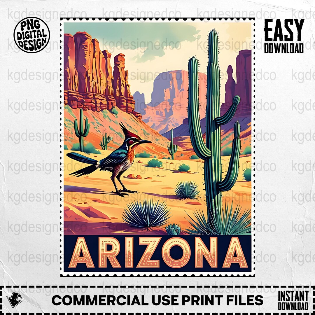 Arizona PNG, Roadrunner Png, Cactus Png, Desert Png, Arizona Clipart ...