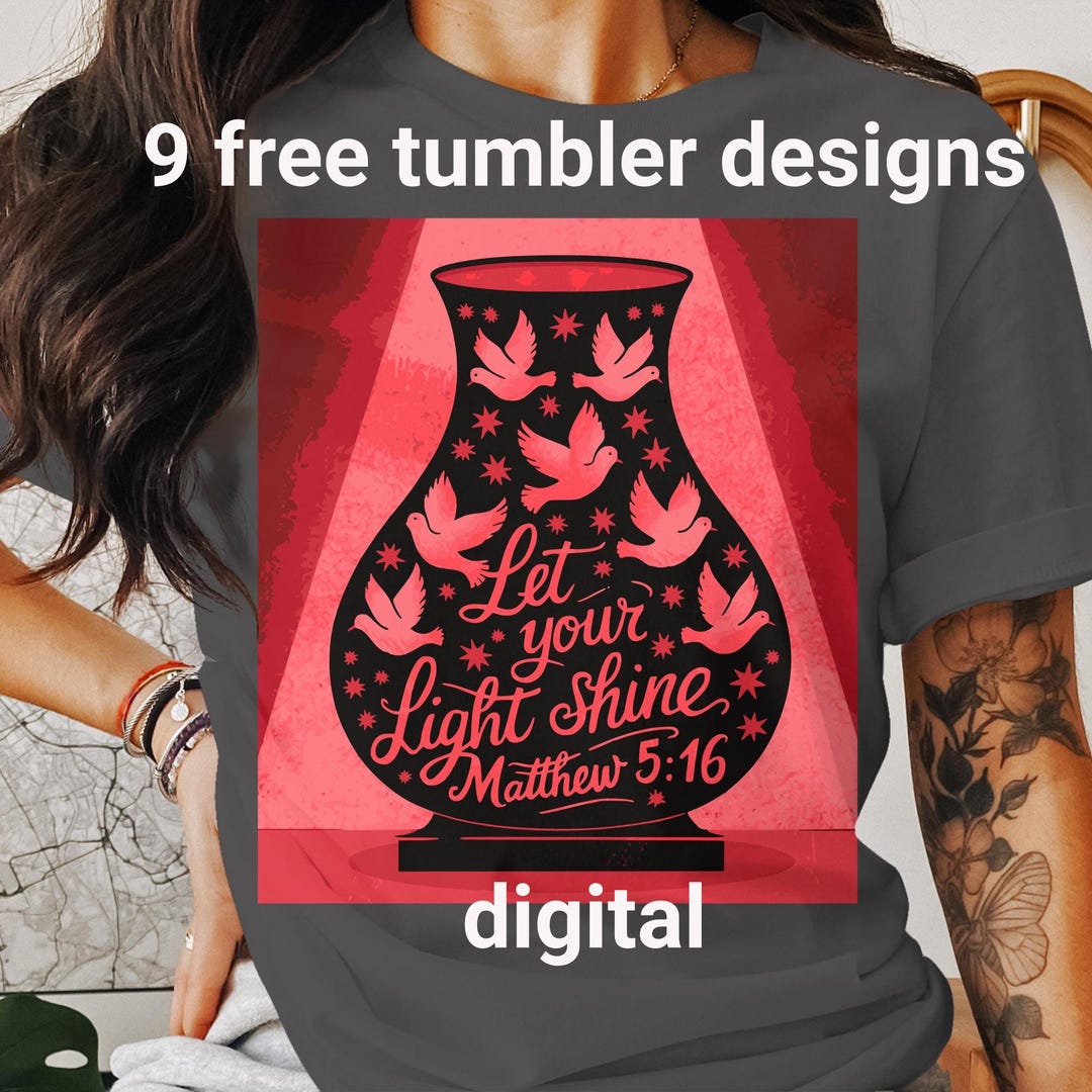 Let Your Light Shine Design, PNG, Sublimate, T-shirts, Sweatshirts ...