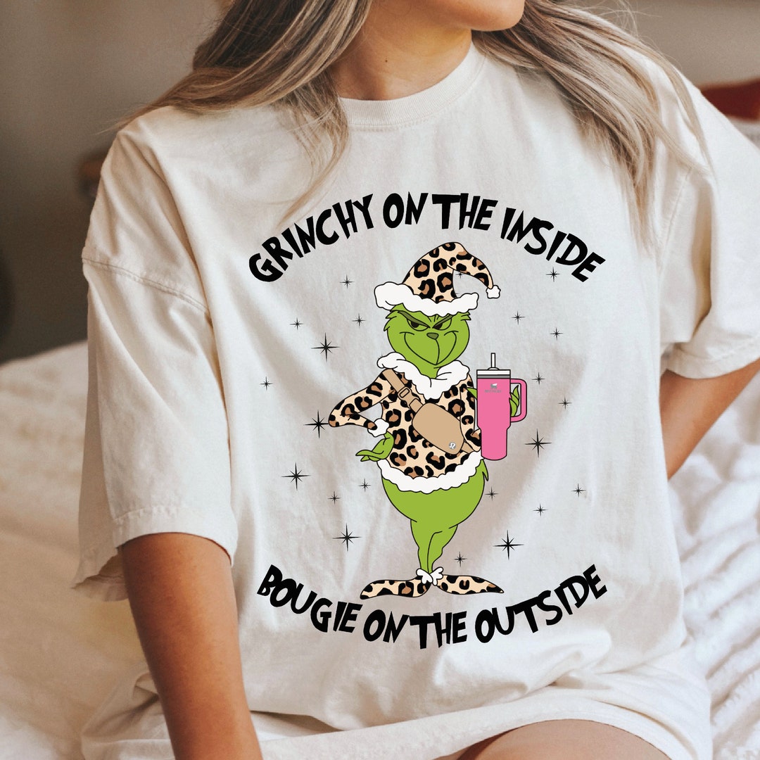 Mean Green Guy Christmas Stanley Tumbler Inspired PNG Bundle ...