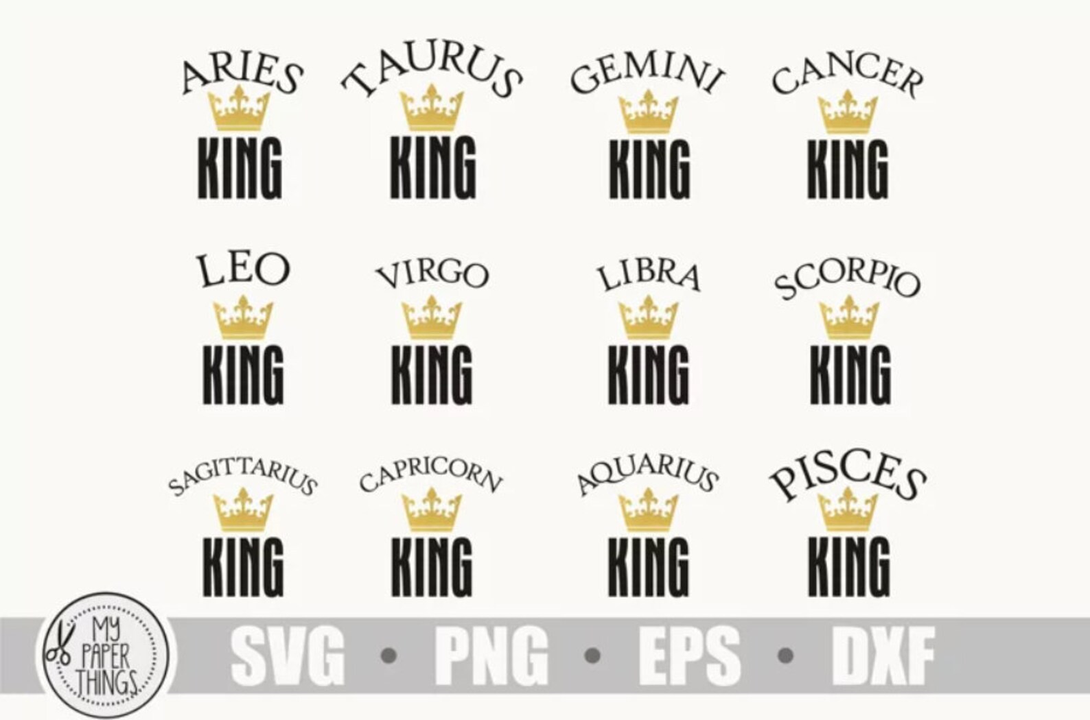 Mega Zodiac Sign and Astrology SVG Bundle, Horoscope Svg, Astrology ...