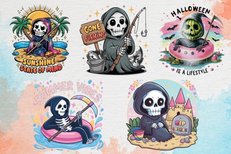 Spooky Summer Bundle Clipart PNG, Spooky Summer Shirt, Spooky PNG ...