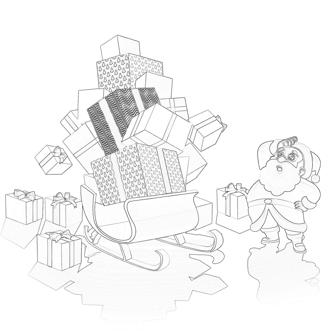 Gonk Colouring Book for Children DIGITAL, Land of Gonk - Etsy
