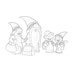 Gonk Colouring Book for Children DIGITAL, Land of Gonk - Etsy