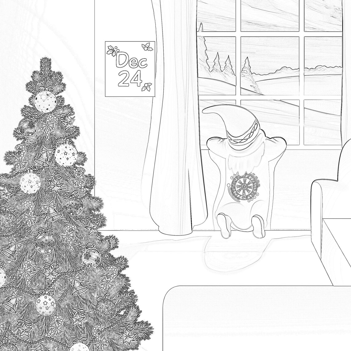 Gonk Colouring Book for Children DIGITAL, Land of Gonk - Etsy