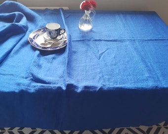 Cobalt Blue Linen - Etsy