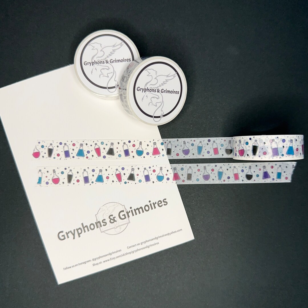 Potion Bottle Washi Tape - Etsy