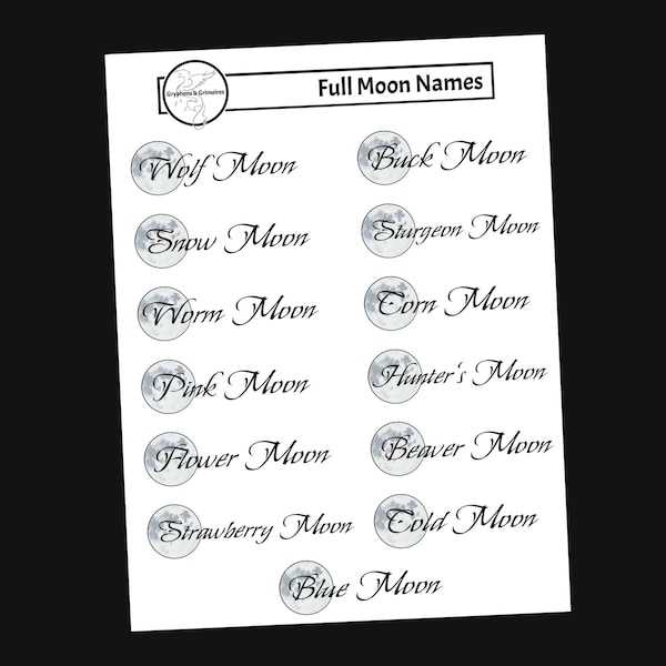 Moon Stickers - Etsy UK