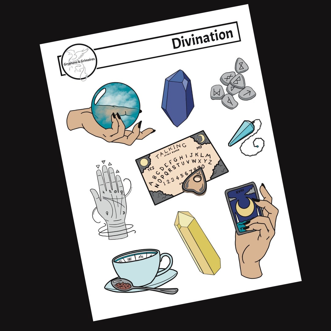 Divination Themed Stickers - Etsy