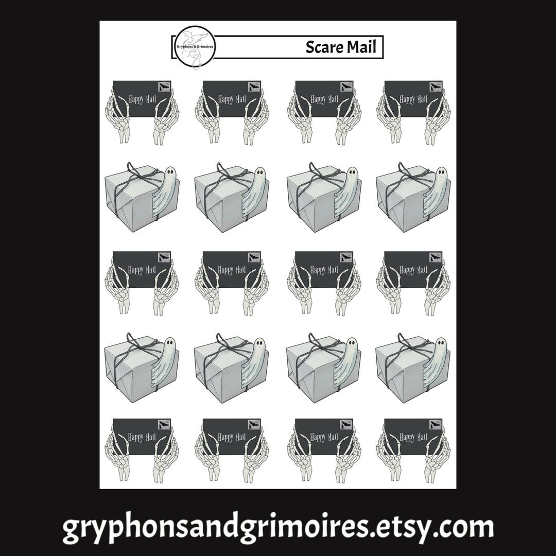 Goth Mail Icons - Etsy