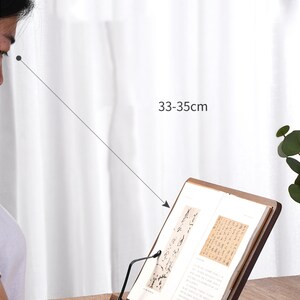Wooden Reading Stand Multifunctional Adjustable Book Holder - Etsy
