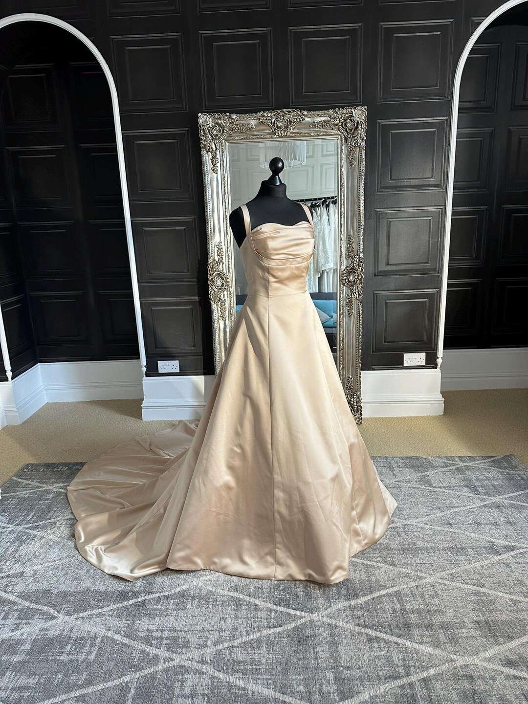 Vintage Style Wedding Dress | Caramel Champagne 1950s Gown, UK12-14 - Etsy