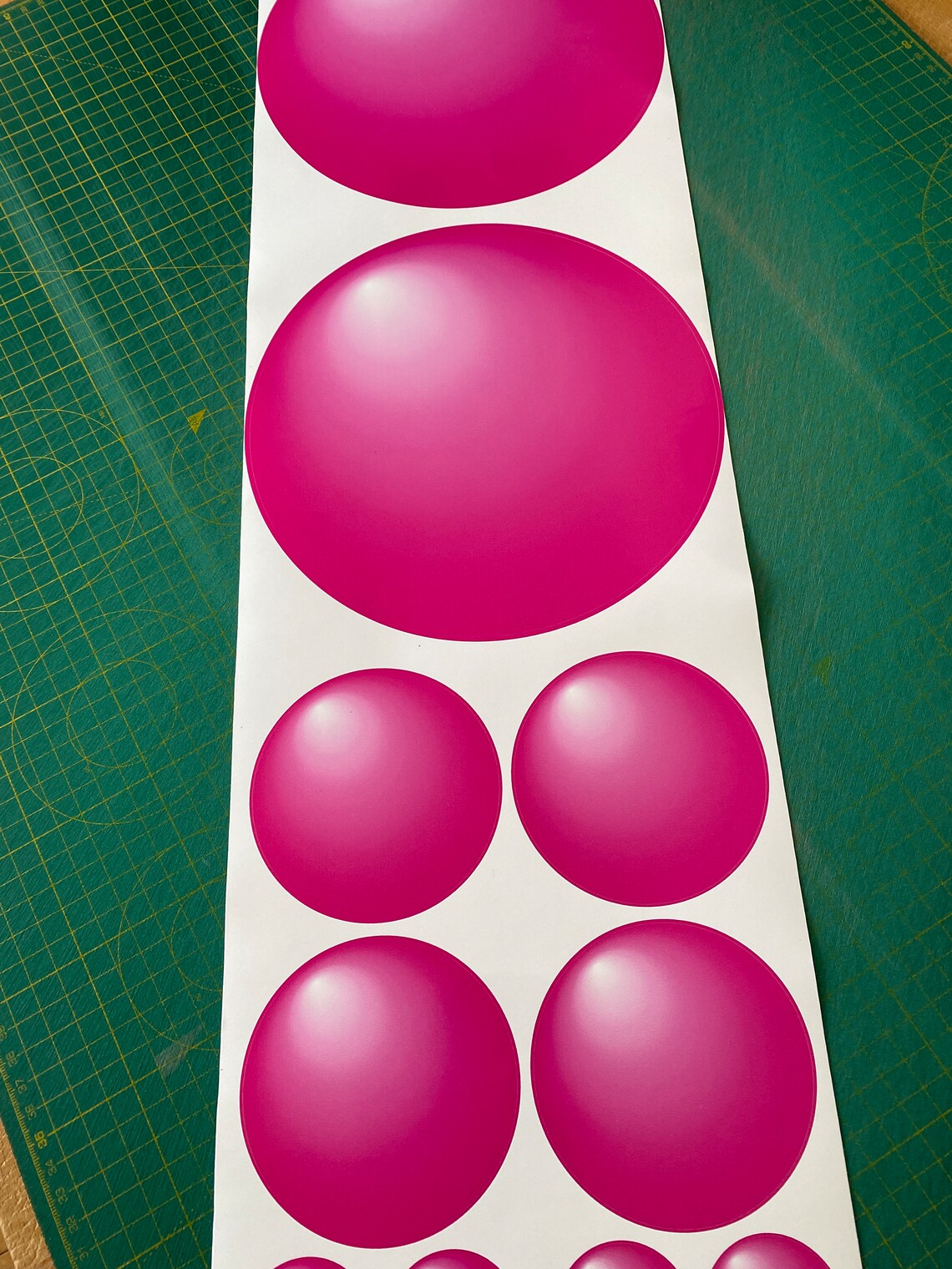 A Large Set of Multi-coloured Bubble Vinyl Stickers for Your Car ...